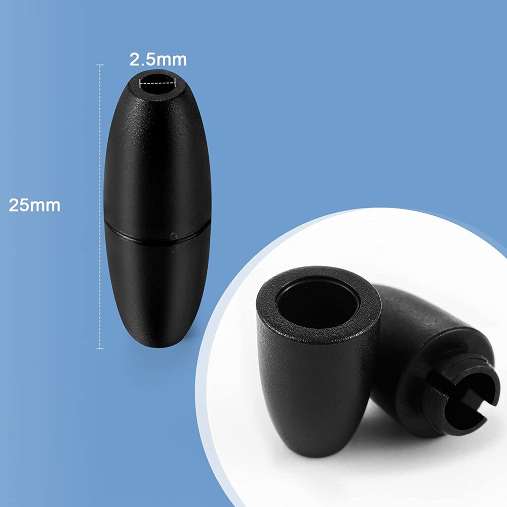 Break-Away Connector, Black, 100/Pk. – MP Source