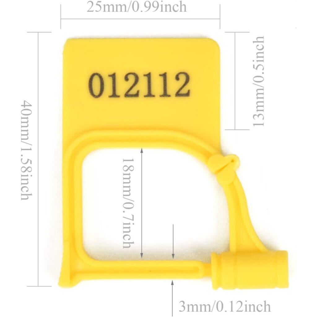 Breakaway Security Seals, Numbered – MP Source