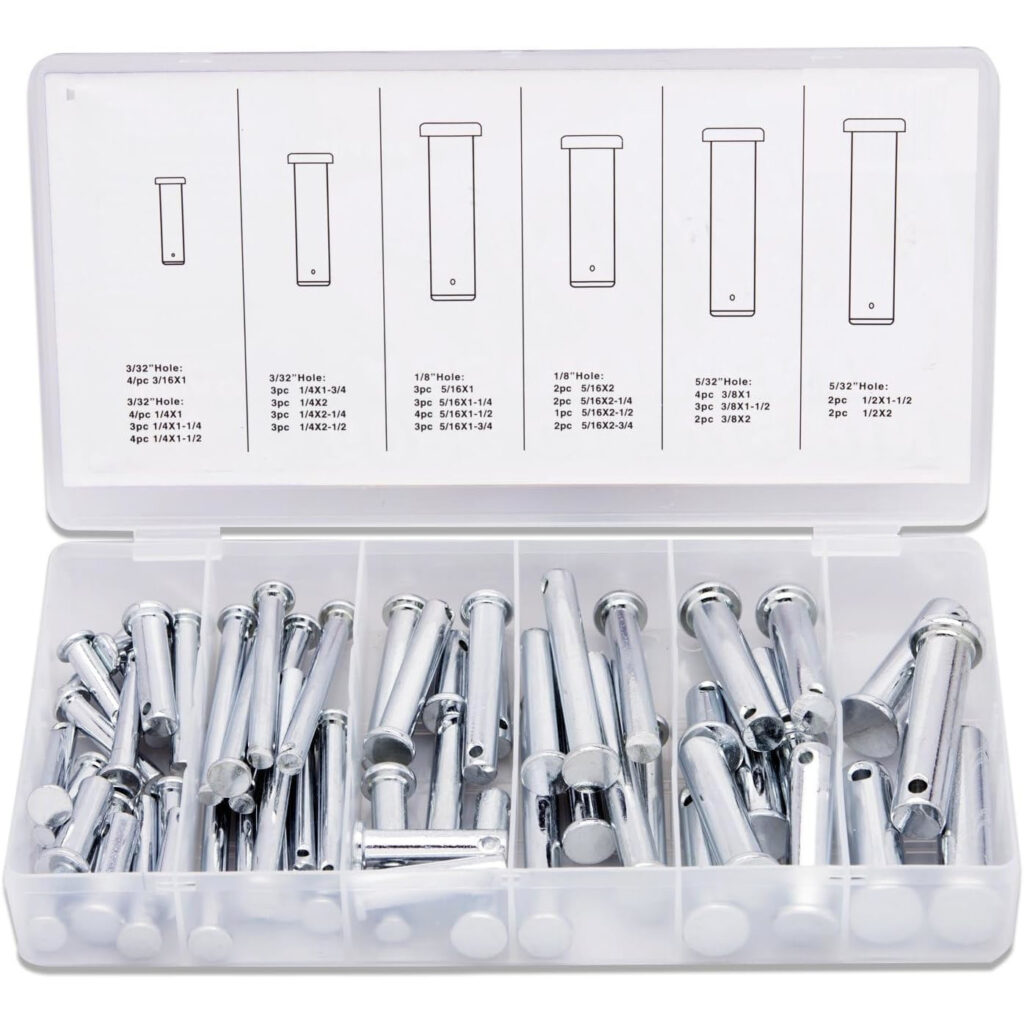 Clevis Pin Kit, 60 Pcs. Assorted – MP Source